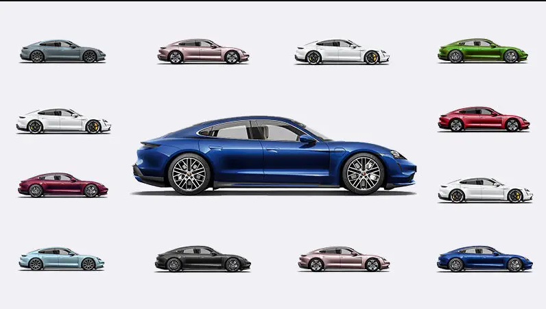 Porsche Colors By Model Rennbow The Porsche Color Wiki